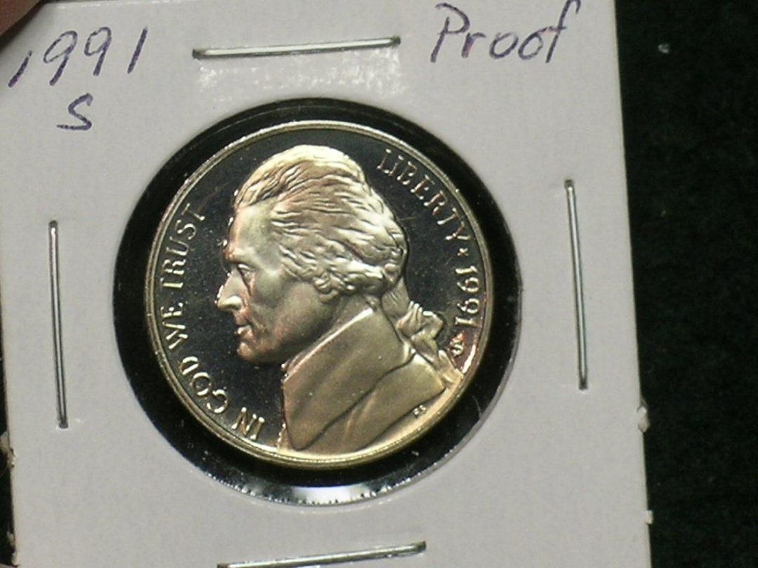 1991-S Proof Jefferson Nickel (A9) - Etsy