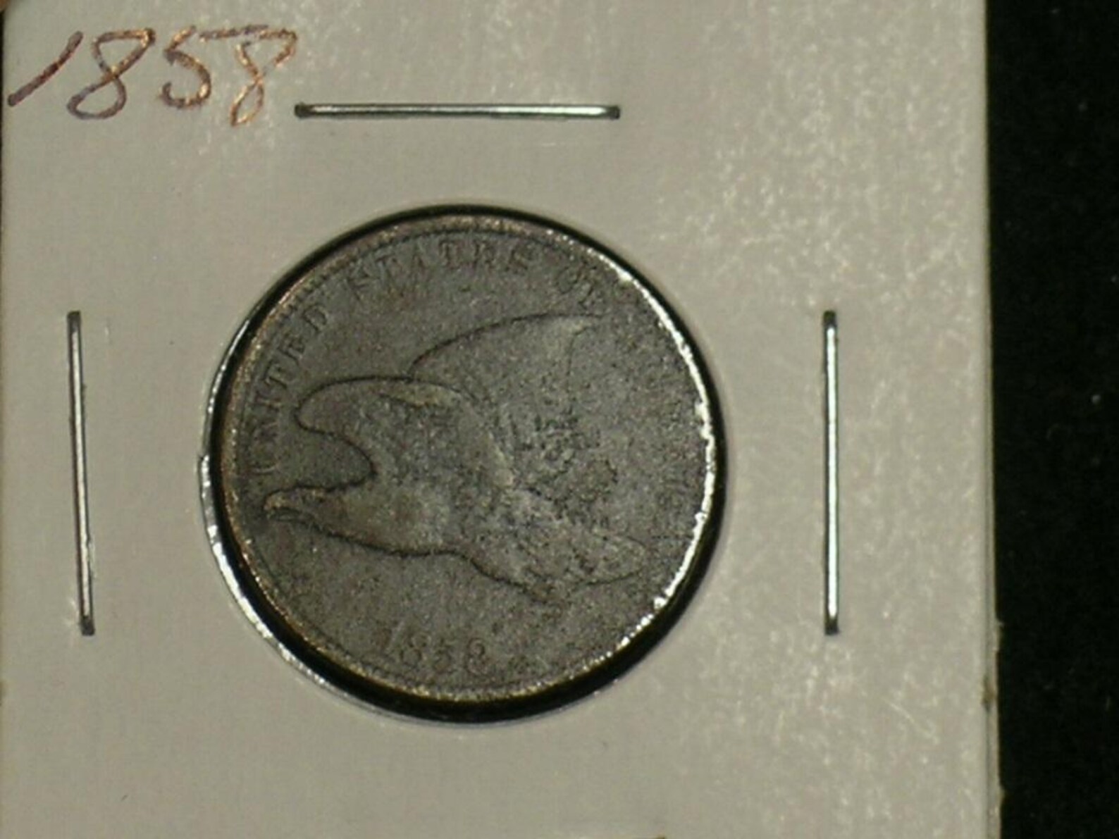 1858 Better Grade Flying Eagle Cent -- Porous Surface - Vintage Type ...