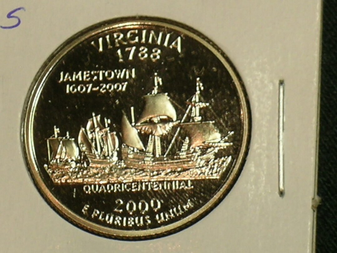 2000-S Sharp Proof Washington Quarter Virginia - Etsy