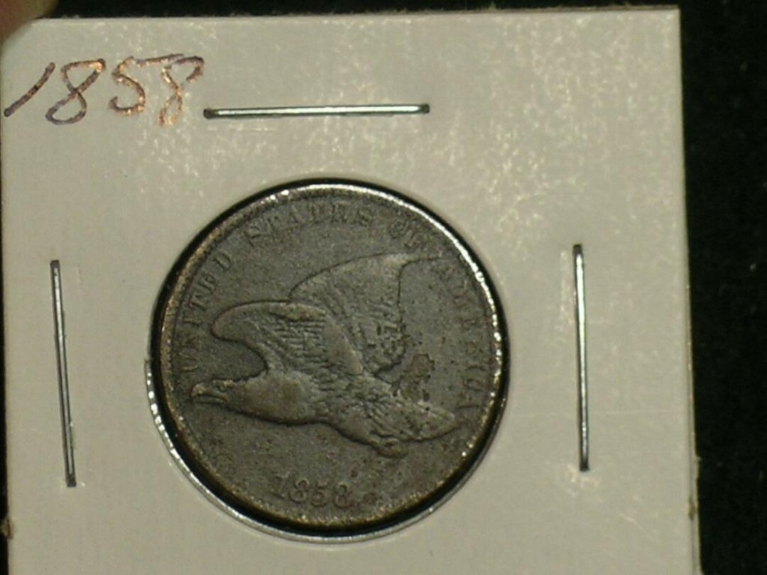 1858 Better Grade Flying Eagle Cent -- Porous Surface - Vintage Type ...