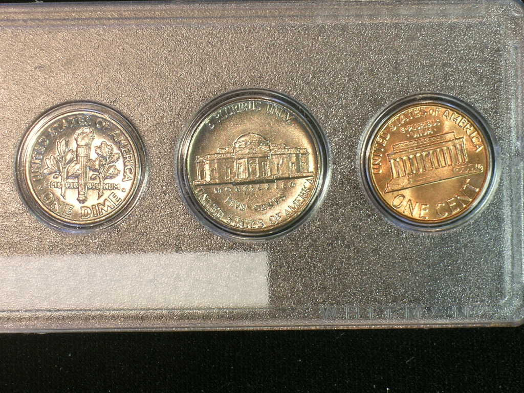 1981 D Uncirculated Coin Year Set Vintage 5 Coin Set Luster | Etsy