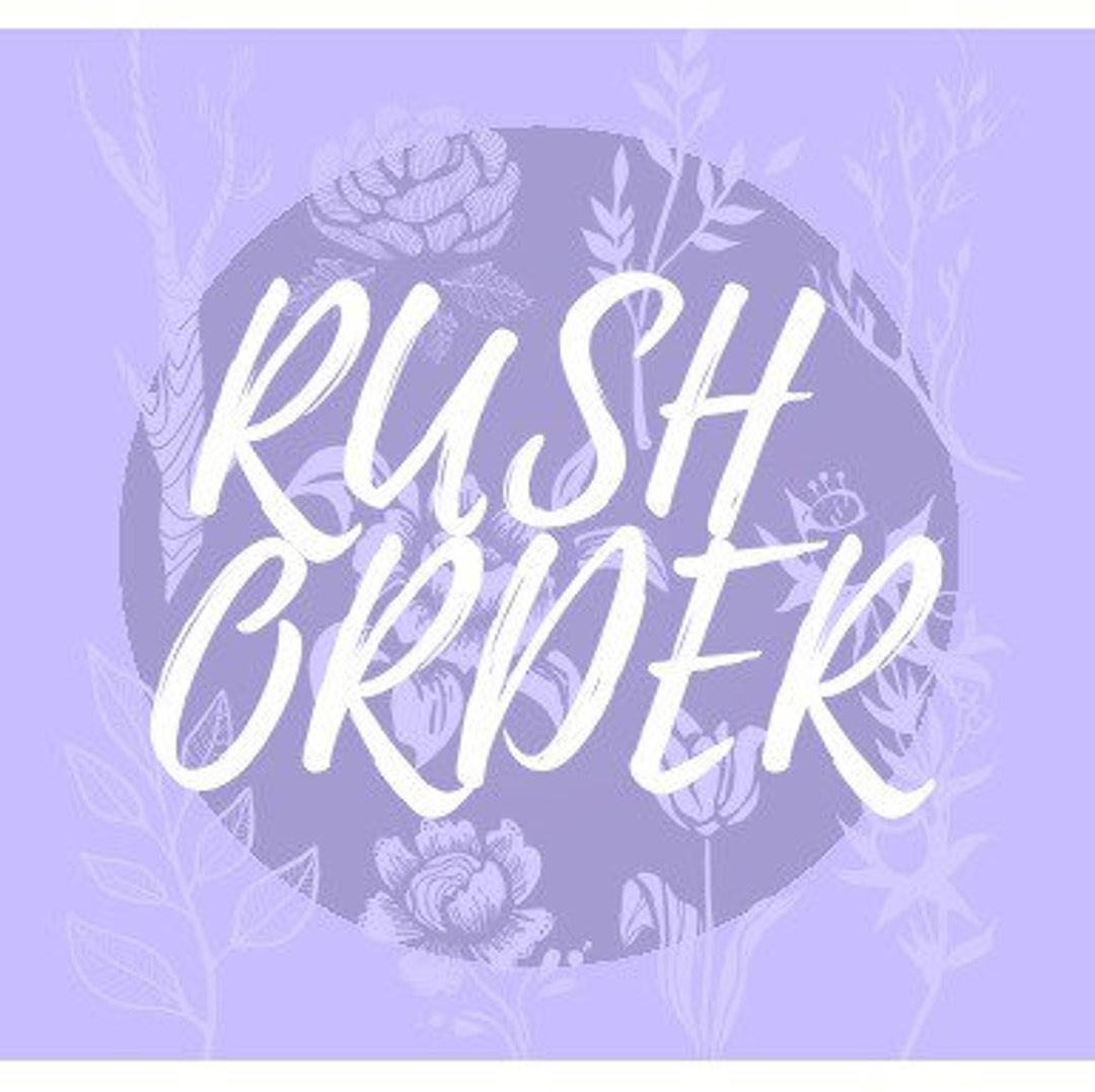 RUSH ORDER || Bump Me to the Front Line! - Etsy