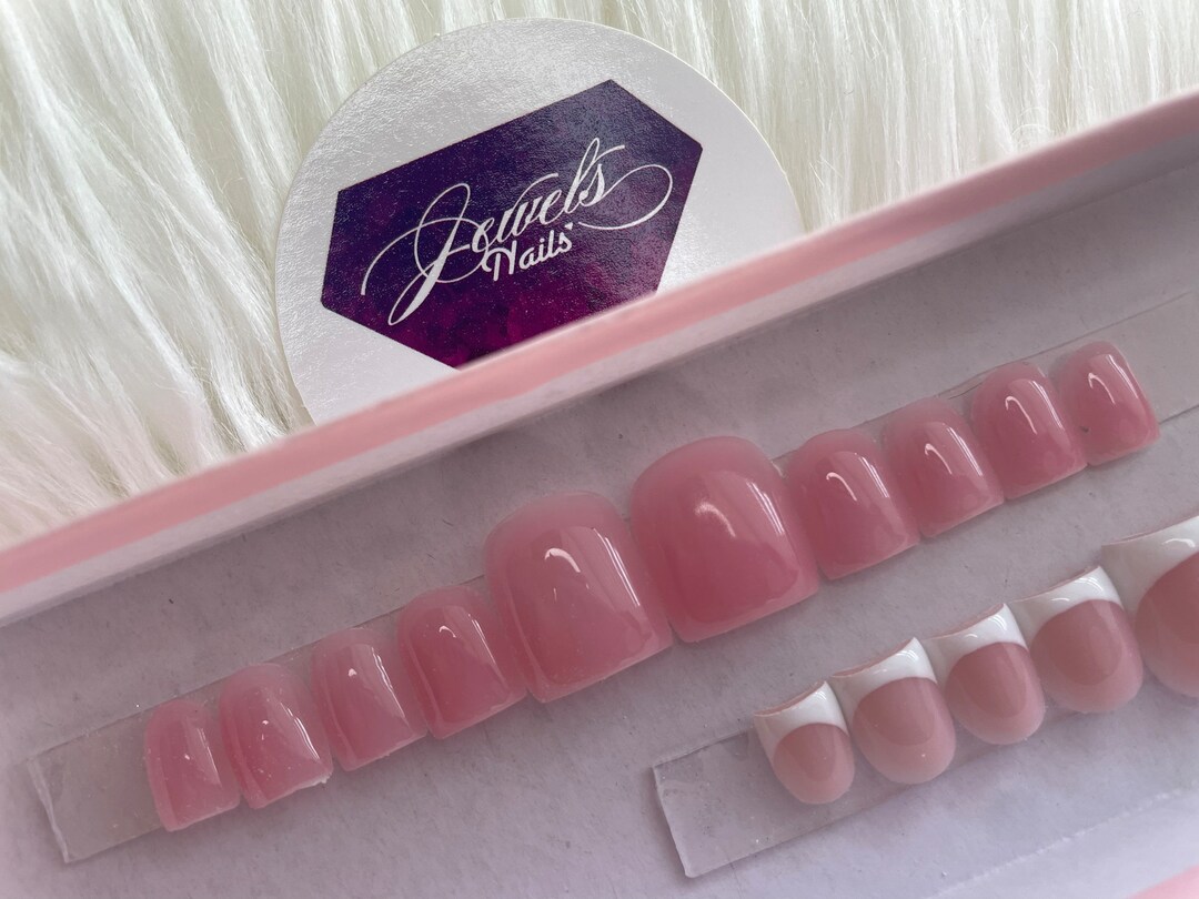 Semi Opaque Pink Jelly Hard Overlay Toes Custom Size please - Etsy
