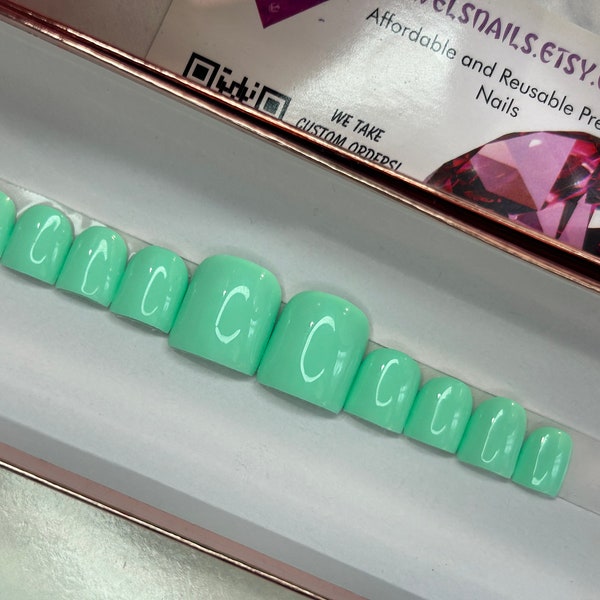 Mint Nail Polish - Etsy