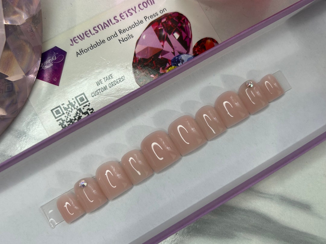 Simple || Not Polish || Reusable || Press Ons || False Nails || Hard ...