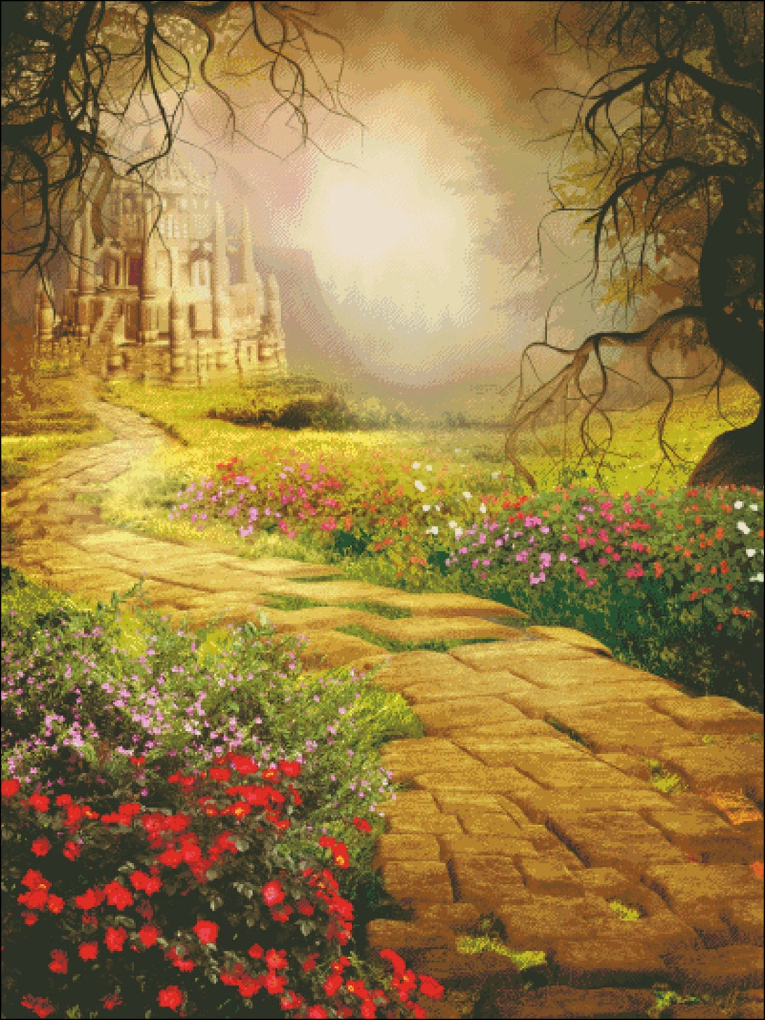 The Road Home Digital PDF Counted Cross Stitch Pattern - Etsy