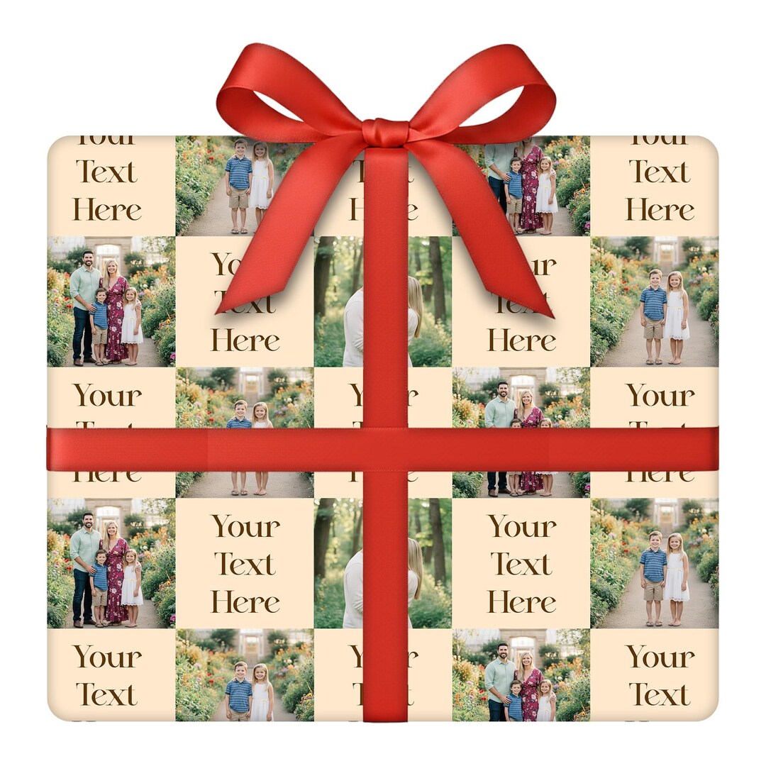 Personalized Picture Perfect Wrapping Paper | Upload Your Photo for a ...