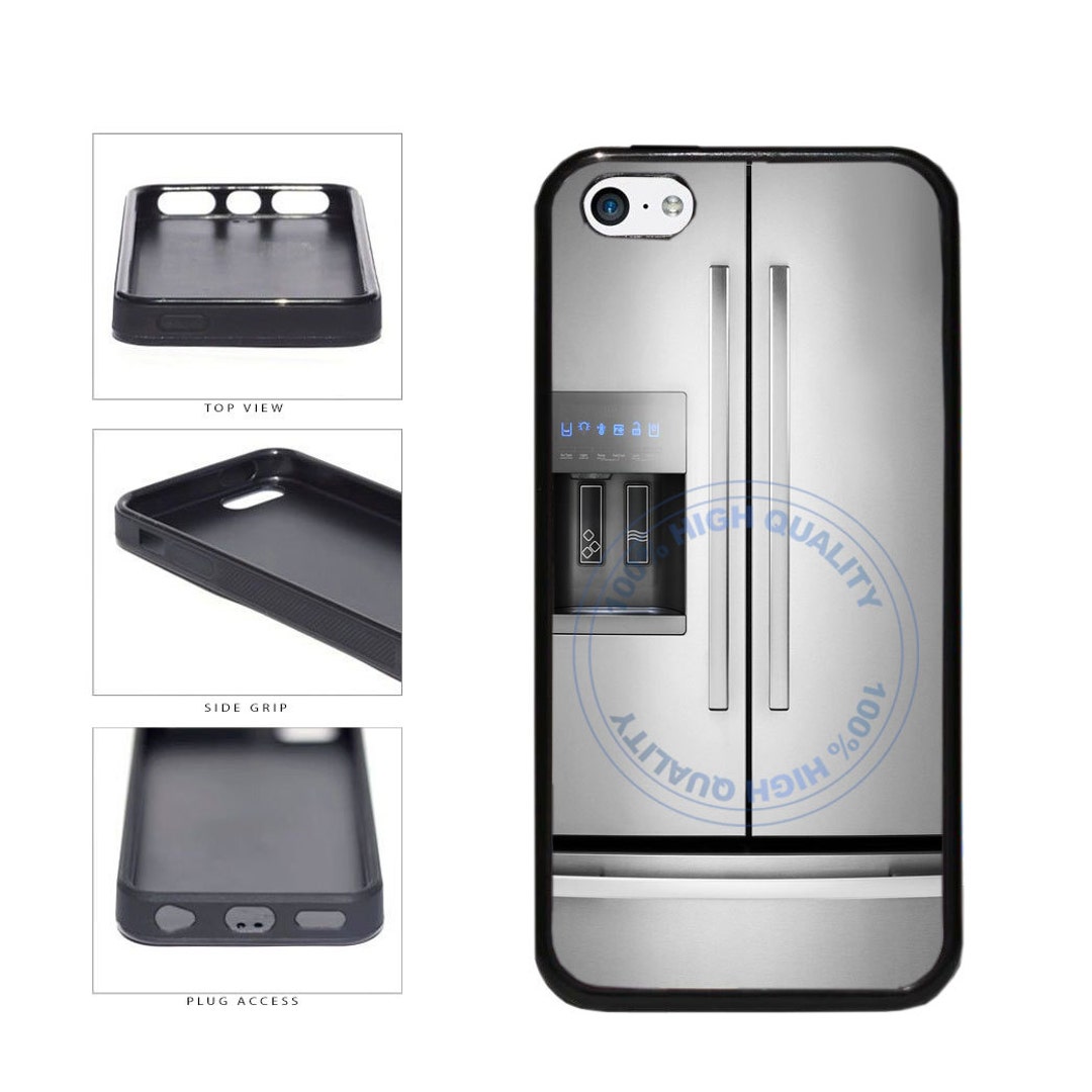 Funny Refrigerator Doors Rubber Phone Case for iPhone 6 7 8 Plus X XS ...