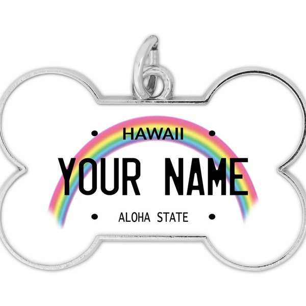Personalized Hawaii Dog Tag - Etsy