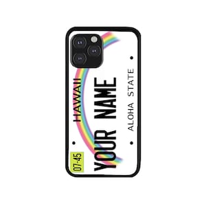 Personalized Hawaii License Plate Phone Case for Iphone 6 7 8 - Etsy