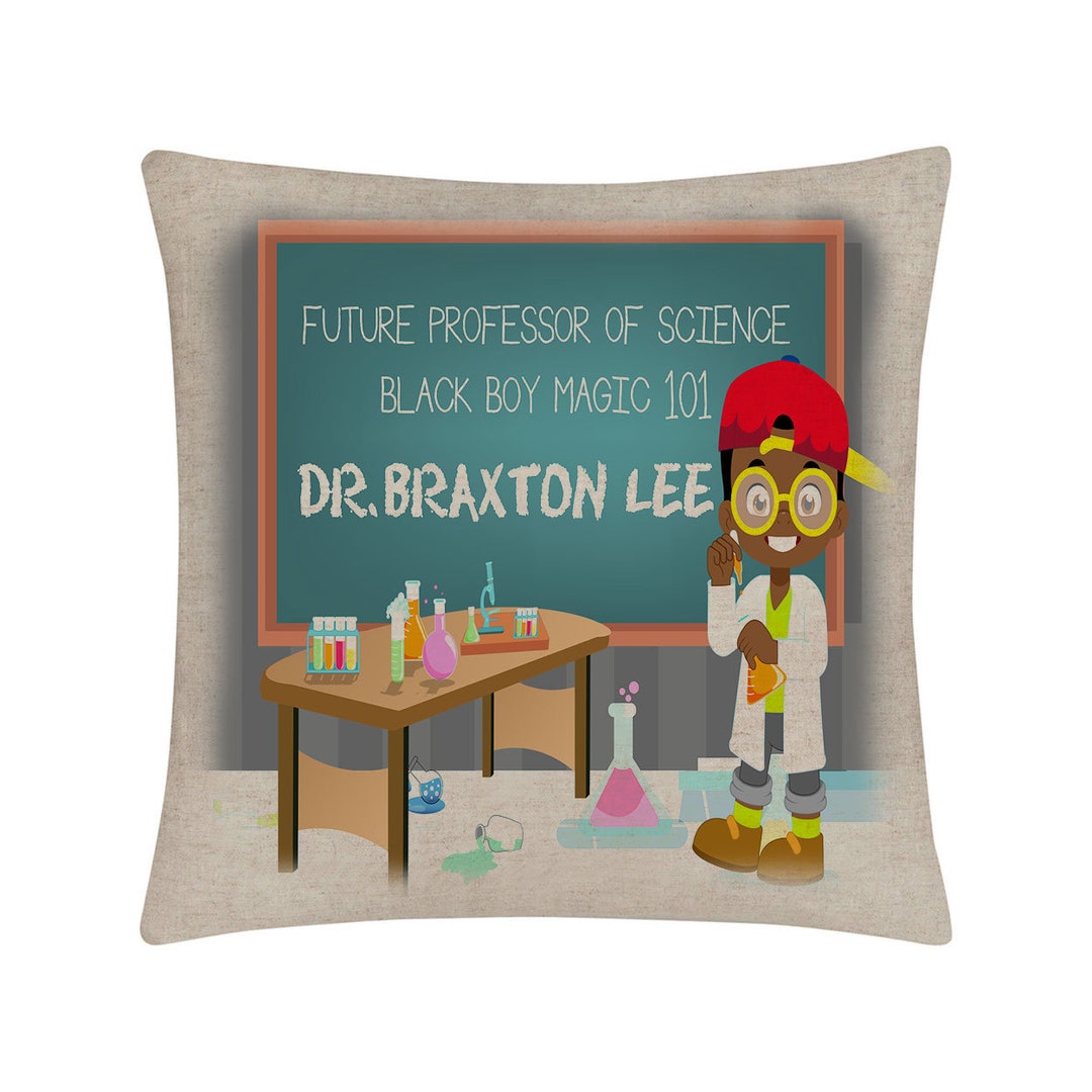 Personalized Pillow Cover Custom Name Future Professor of Science ...