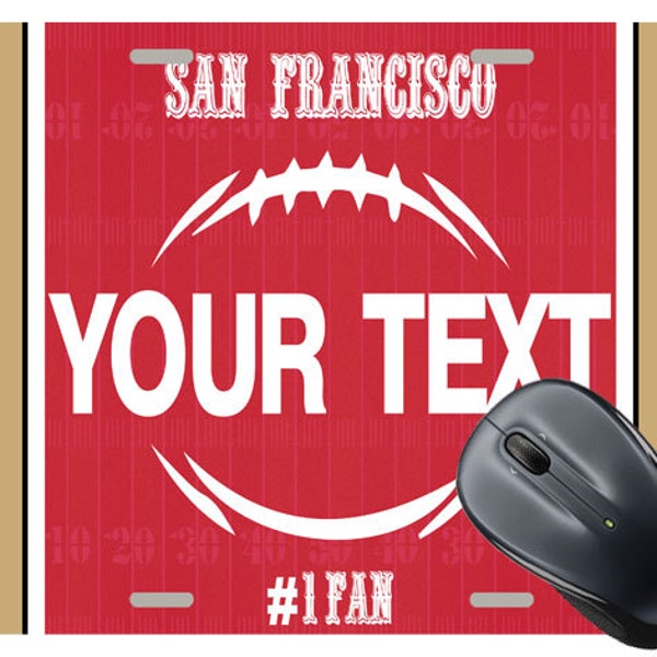 San Francisco 49ers Mouse Pad - Etsy