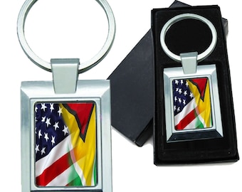 Guyana Keychain - Etsy