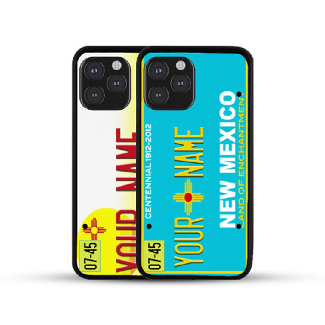 Personalized New Mexico License Plate Phone Case for iPhone 6 7 8 Plus ...