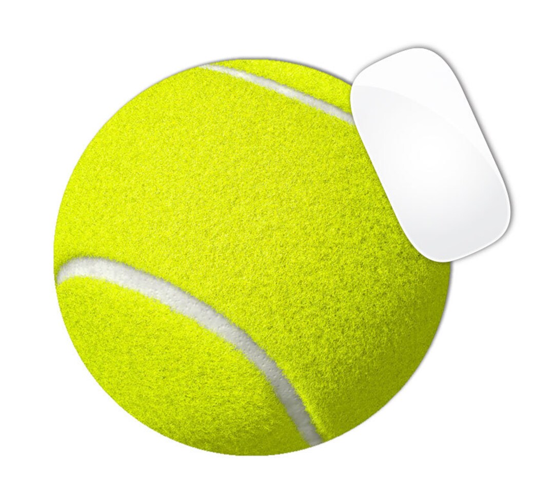 Mouse Pad Detailed Tennis Ball Round - Etsy