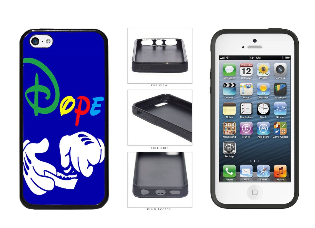 Dope Character Hands Rubber Phone Case for iPhone 6 7 8 Plus X XS 11 12 ...