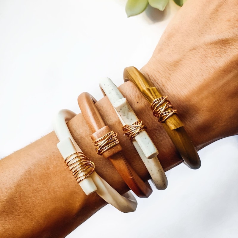 Clay Bracelet - Etsy