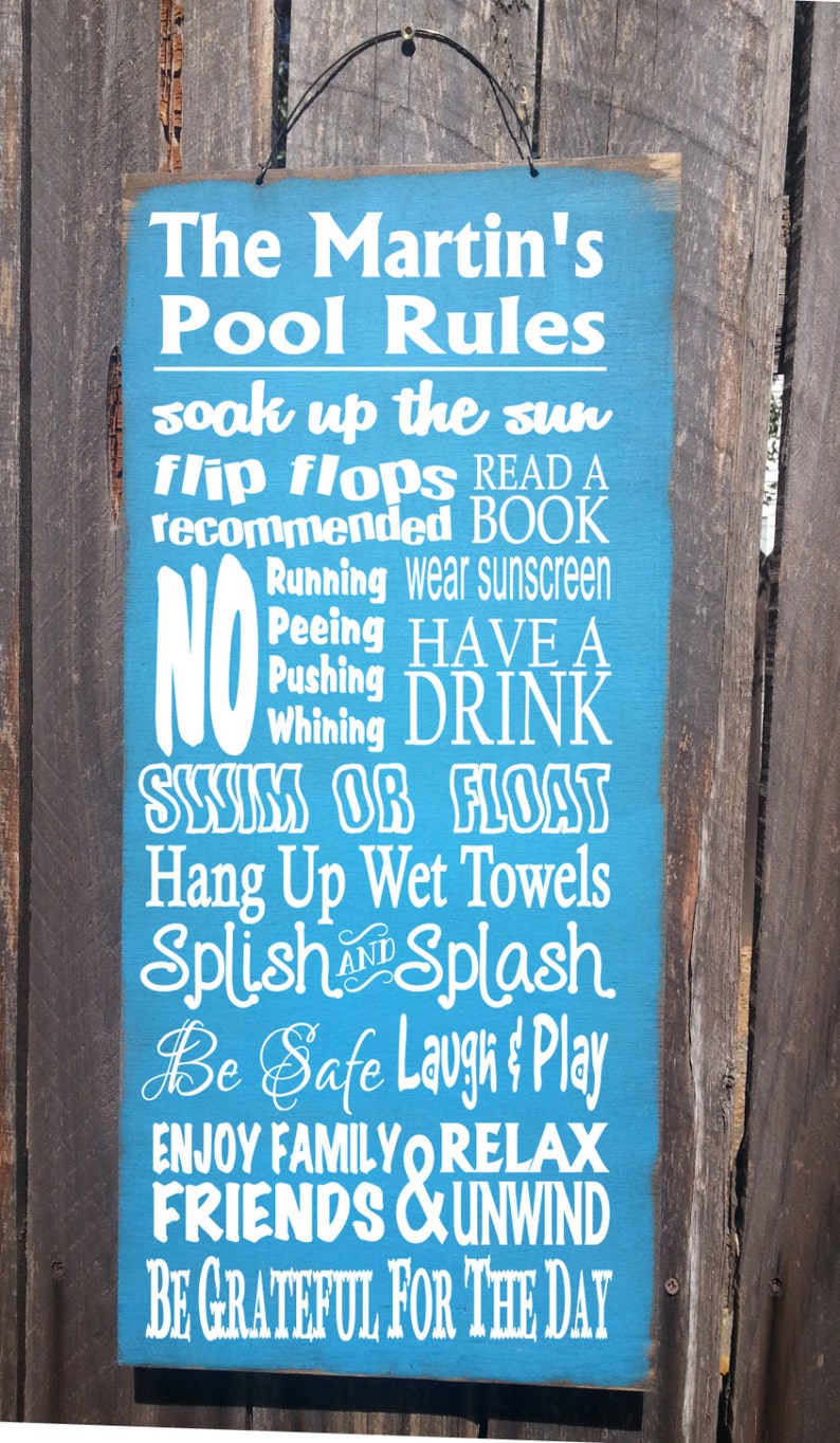 Personalized Pool Rules Sign Pool Decor Pool Rules Sign Etsy personalized-pool-rules-sign-pool-decor-pool-rules-sign-etsy