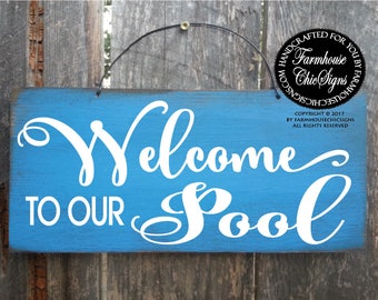 Pool decor | Etsy