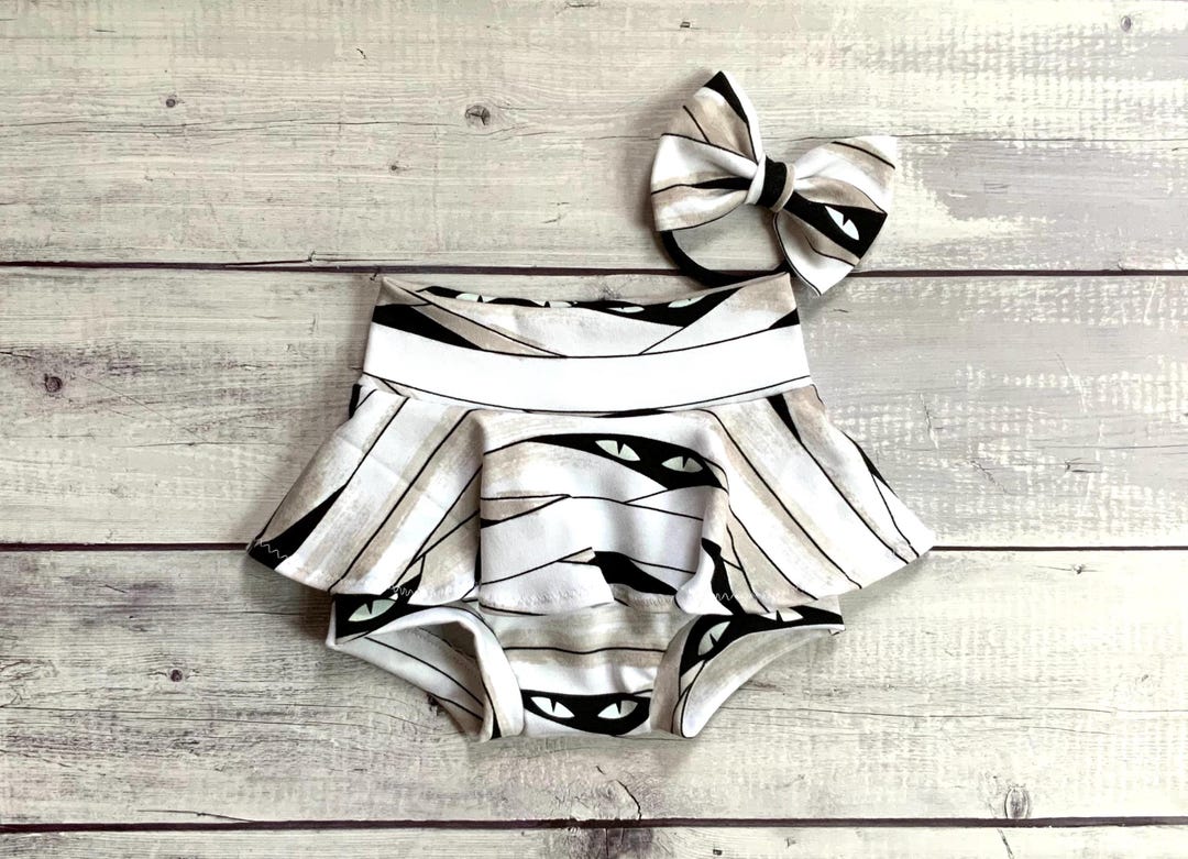 Halloween Mummy Bummie Jersey Knit Toddler Bummie Diaper Girls Bummies Bummies - Etsy