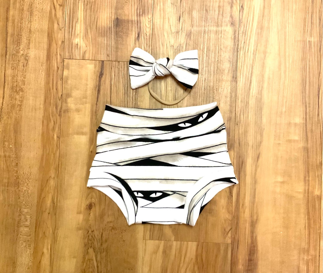 Halloween Mummy Bummie Jersey Knit Toddler Bummie Diaper Girls Bummies Bummies - Etsy