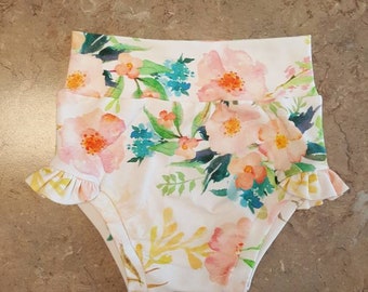 Cow Print Bummie With Fringe Jersey Knit Bummies With Ruffles | Etsy