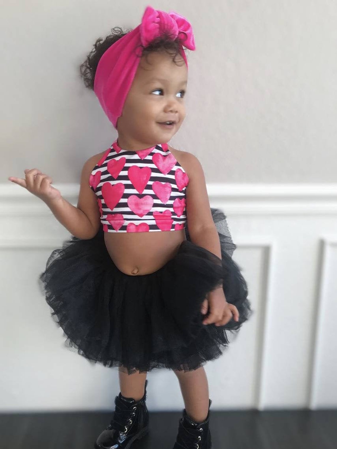 Cropped Halter Tops Jersey Knit Halter Tops Baby Girls Halter - Etsy