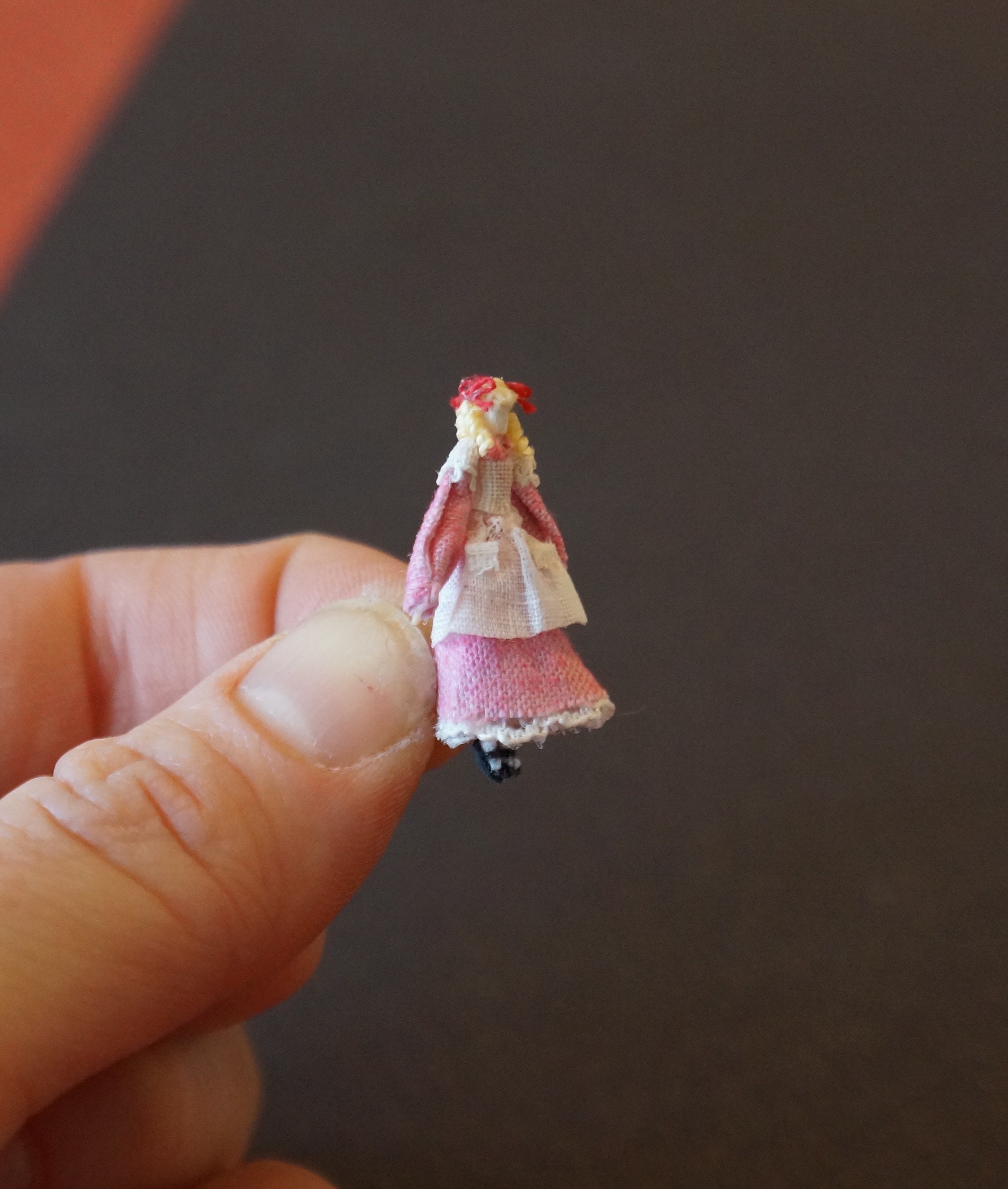 MADE TO ORDER: Handmade Miniature Doll Late 19th Century Girl | Etsy