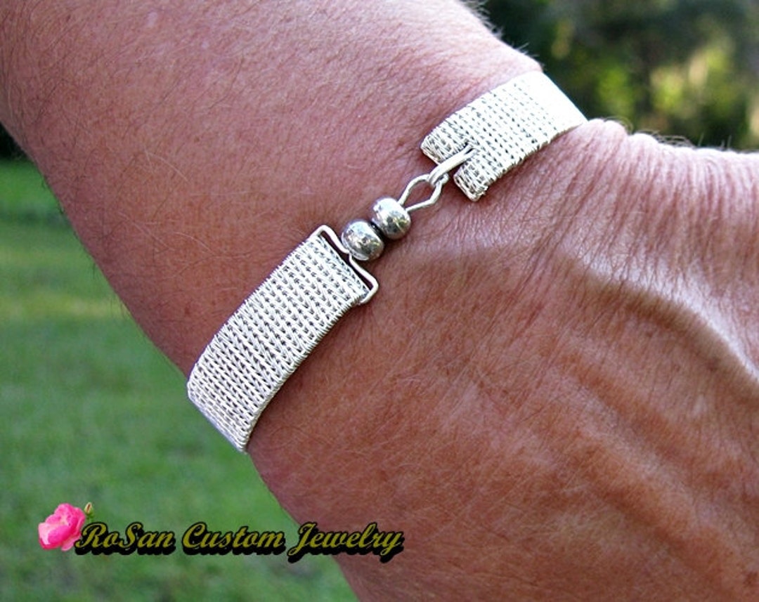 Sterling Silver Bracelet - Etsy