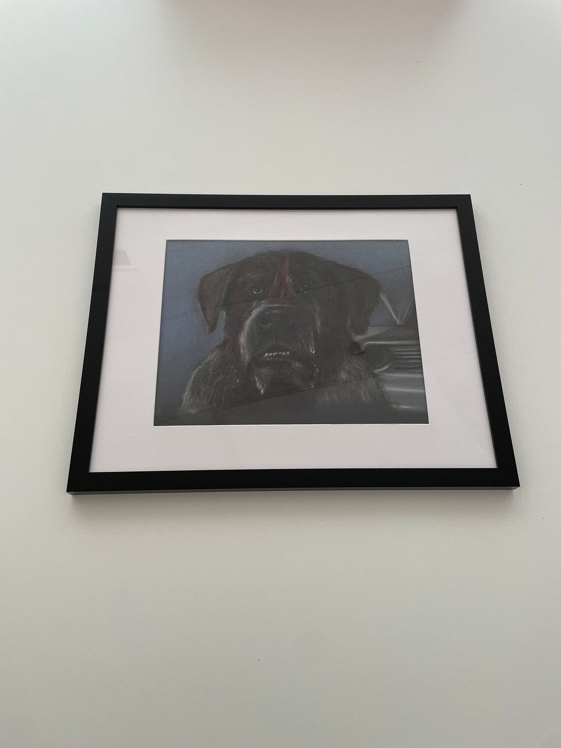 FRAMED Cujo Original Horror Classic Soft Pastel Drawing - Etsy
