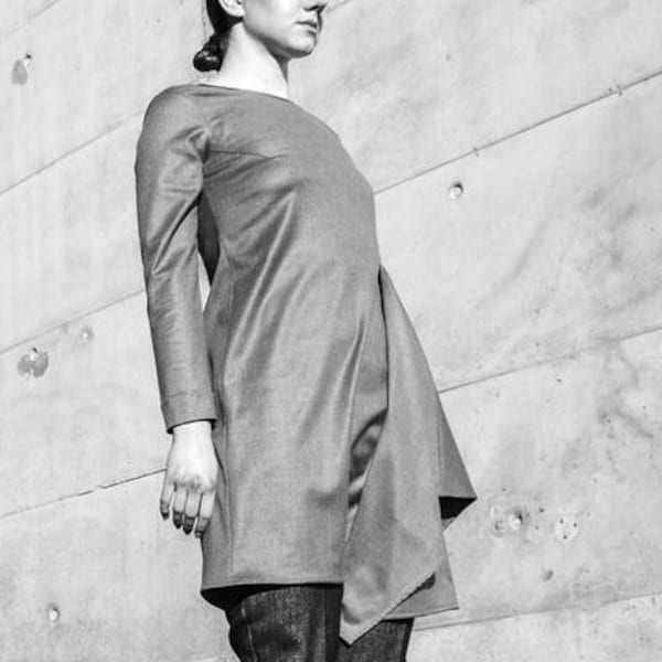 Dark Gray Tunic - Etsy