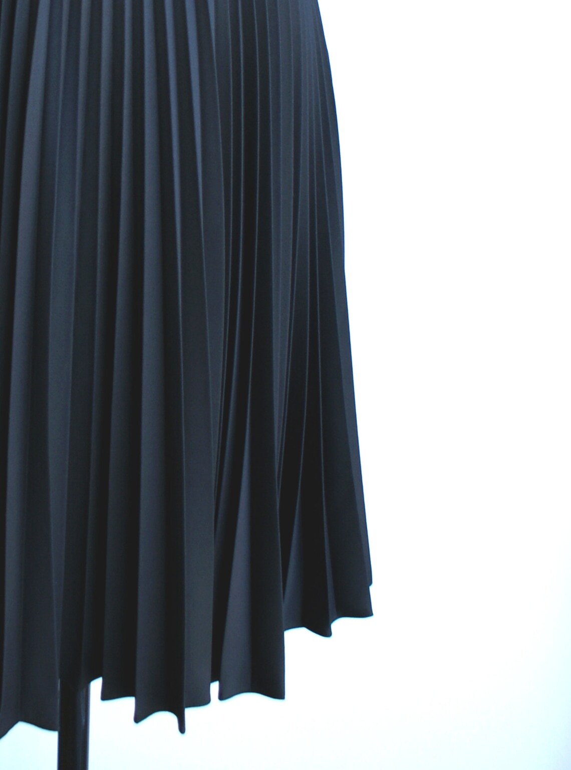 Black Pleated Dress - Etsy