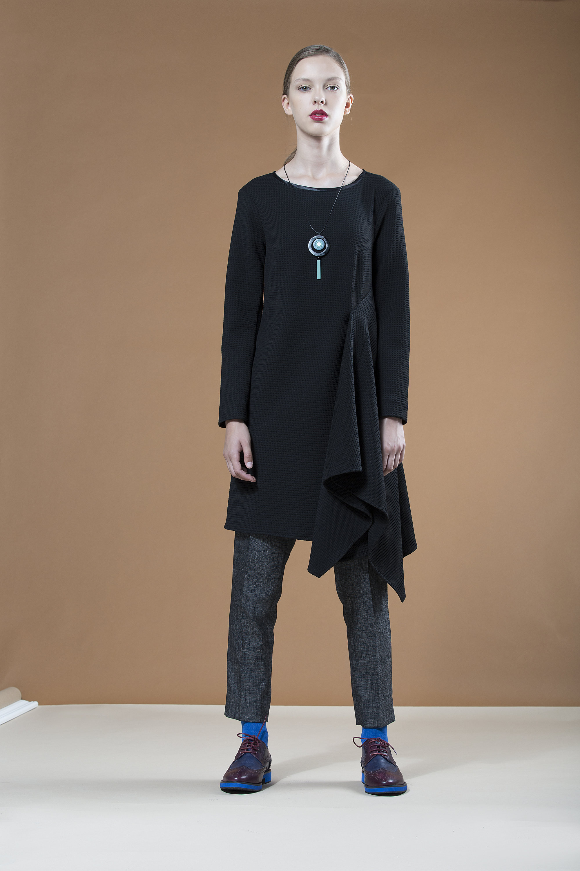 Dark Gray Asymmetrical Tunic-dress - Etsy