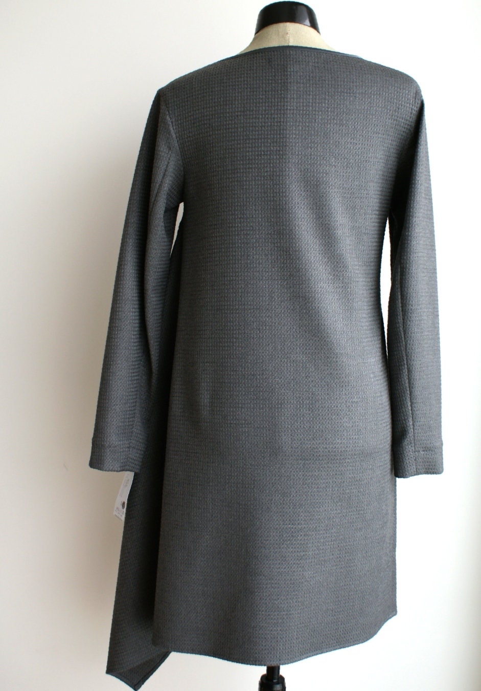 Dark Gray Asymmetrical Tunic-dress - Etsy