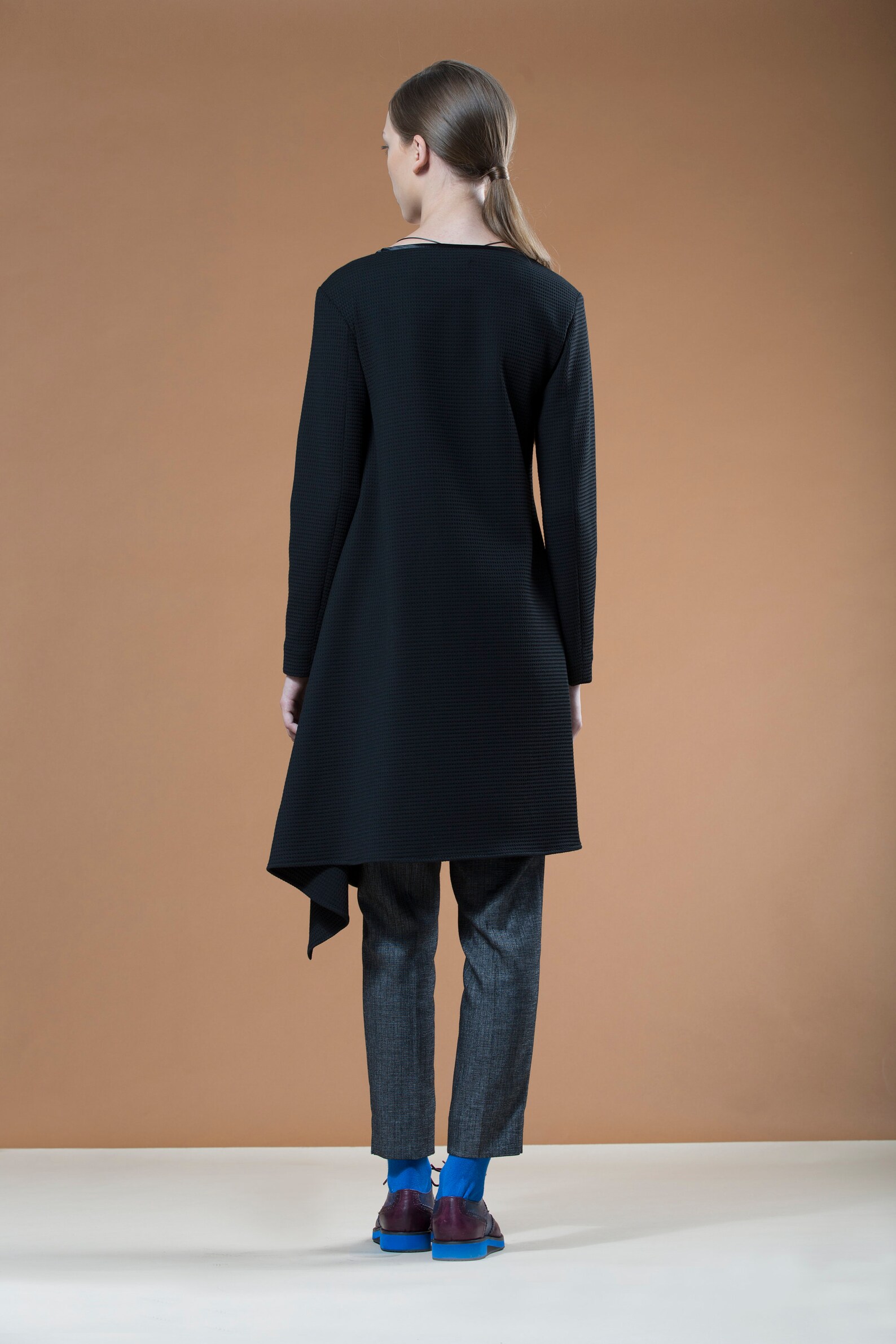 Dark Gray Asymmetrical Tunic-dress - Etsy