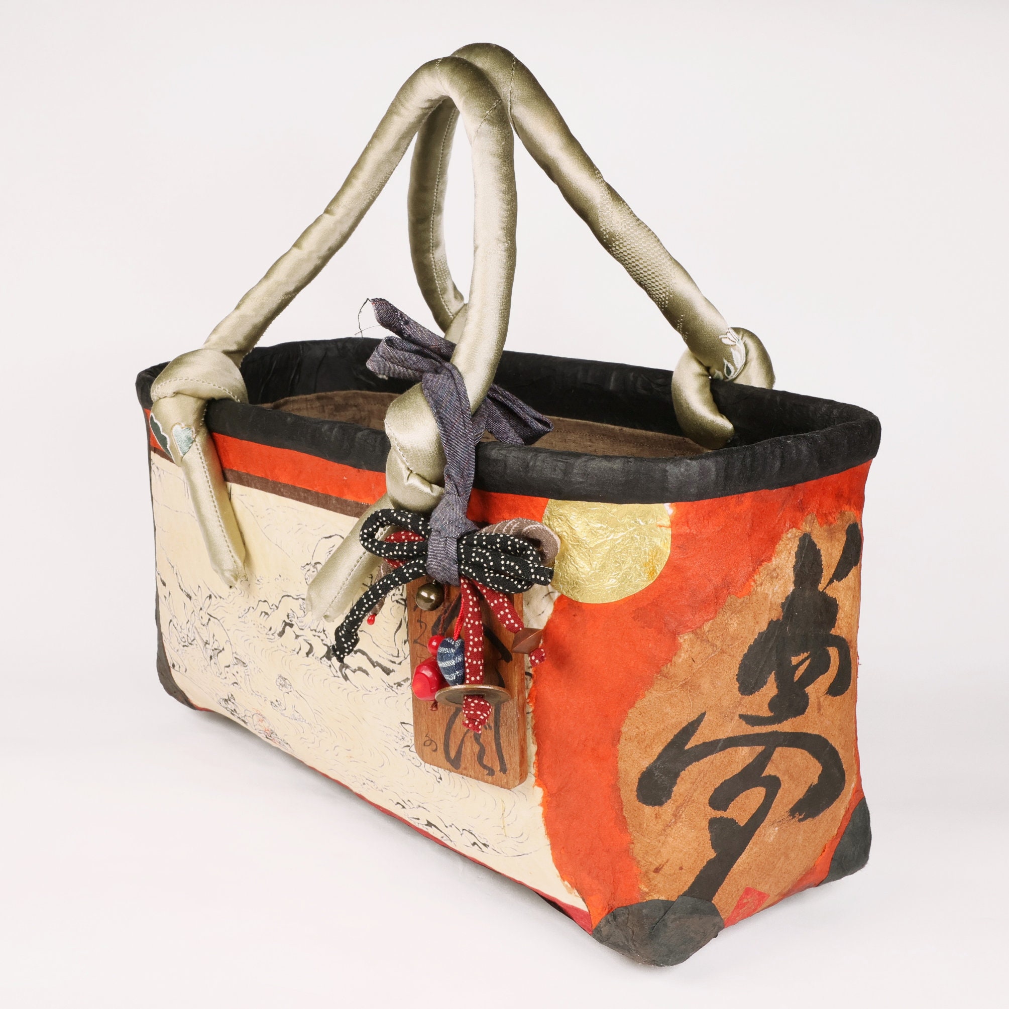 Ikkanbari Bag for Women, Ikkanbari Bascket, Japanese Traditional Bag ...