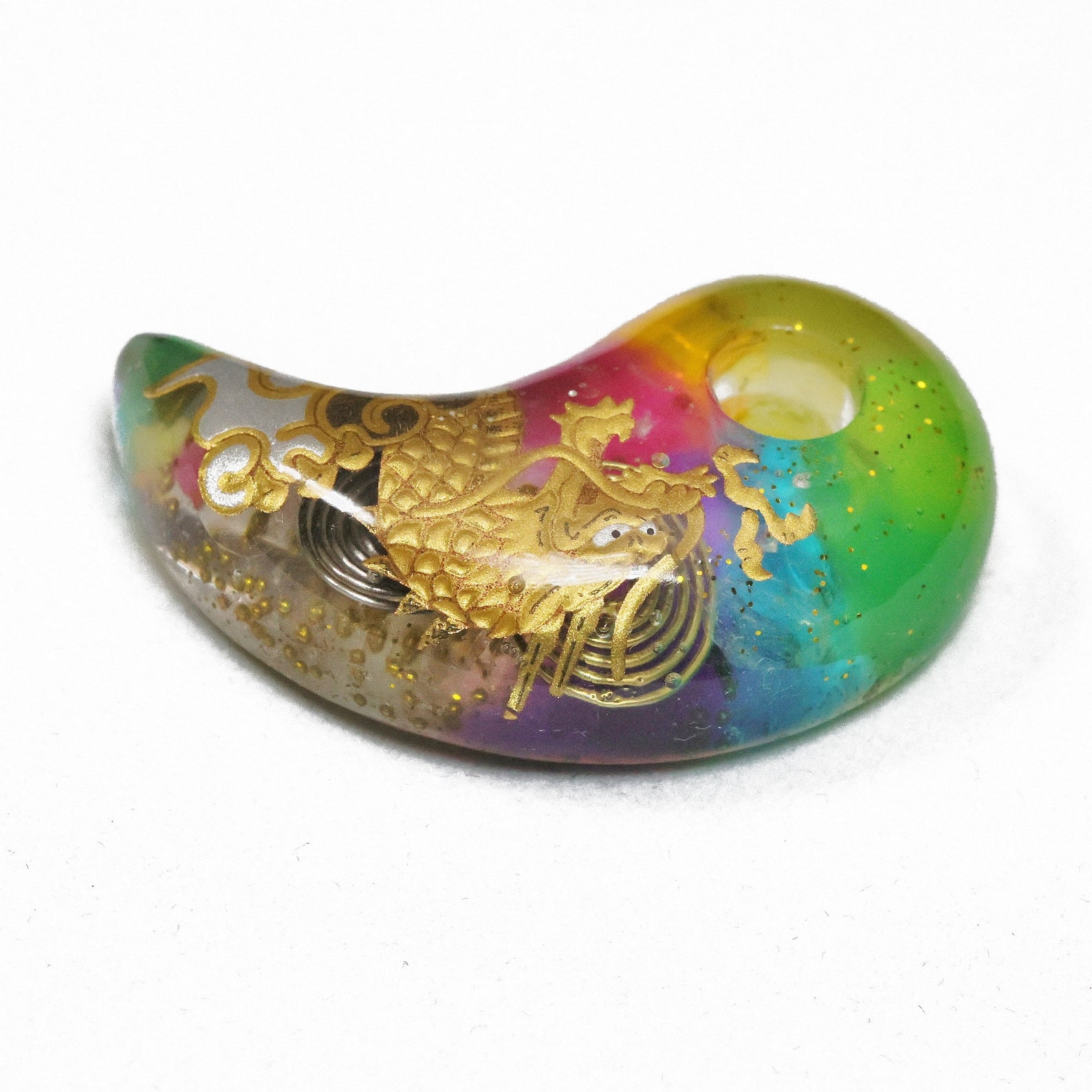 Magatama, Japanese Talisman, Magatama Pendant, Spiritual Protection ...