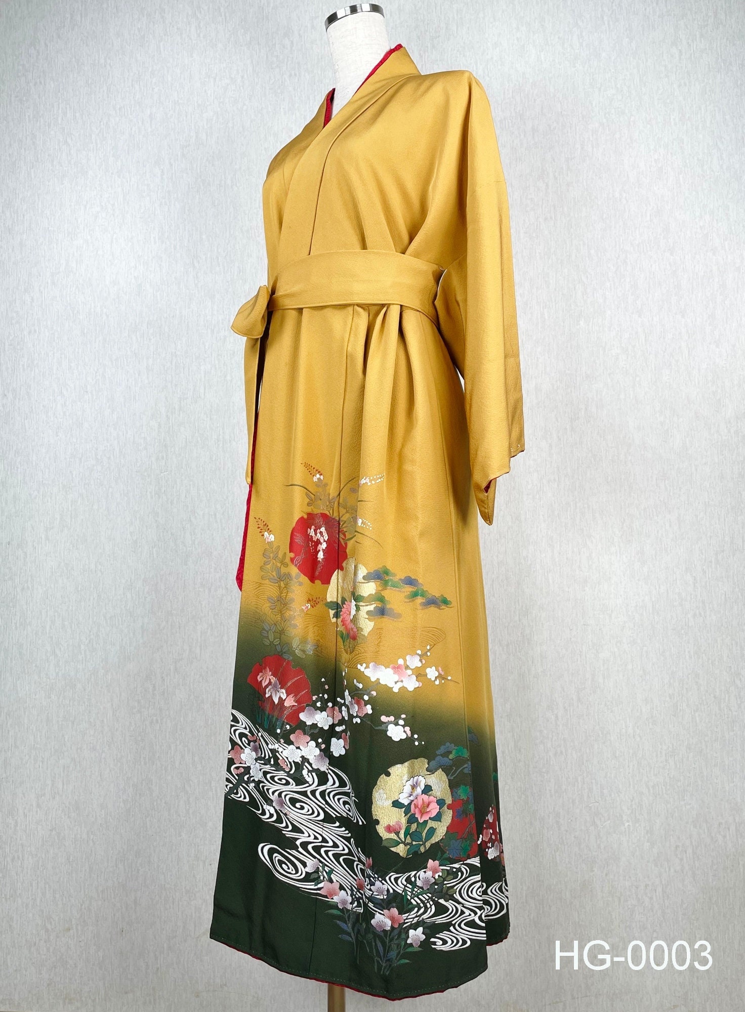 Brown Kimono Robe, Kimono Robes, Japanese Kimono Robe, Kimono Robe for ...