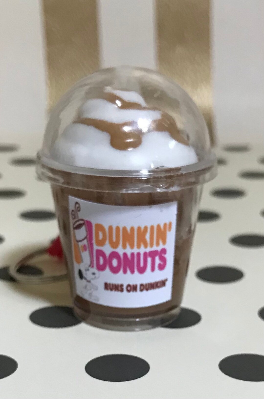 Snoopy Runs on Dunkin Keychain - Etsy