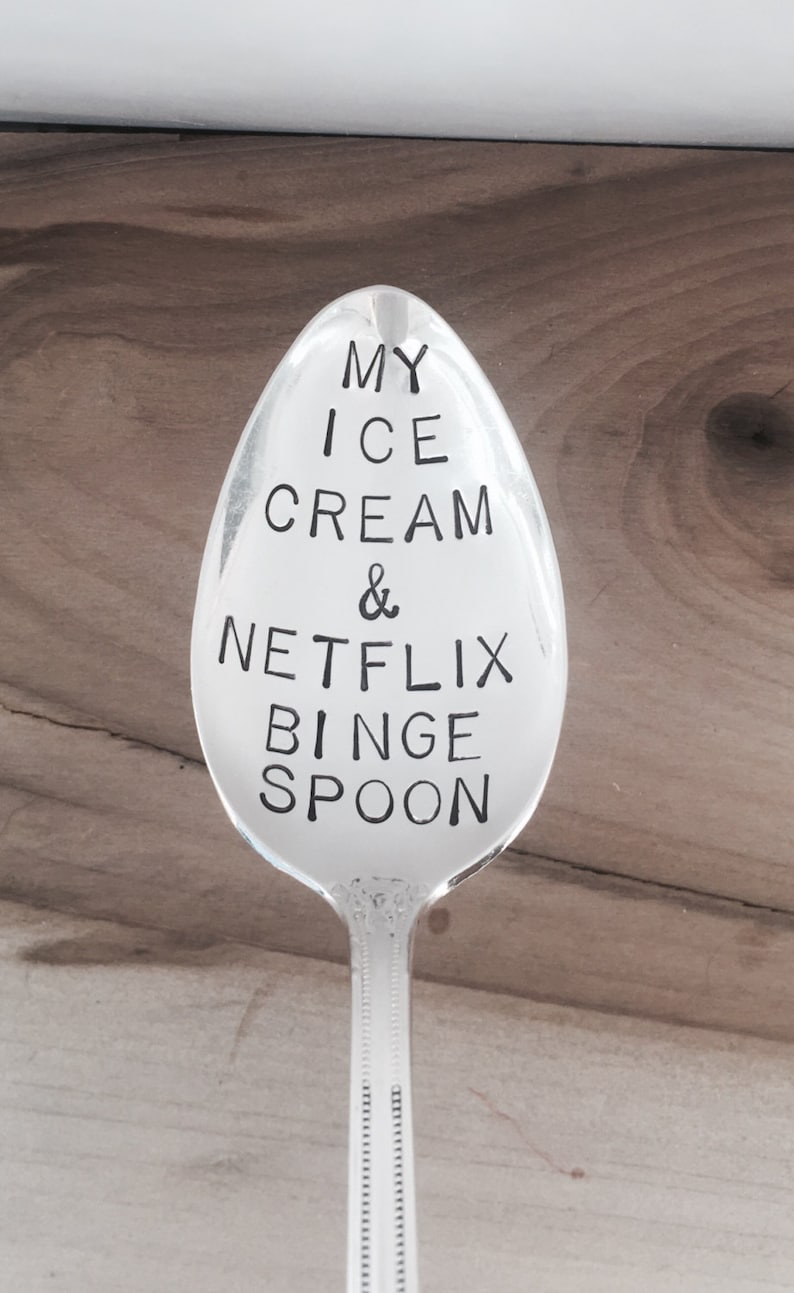 My Ice Cream & Netflix Binge Spoon, Ice Cream Lovers, Netflix, Netflix ...