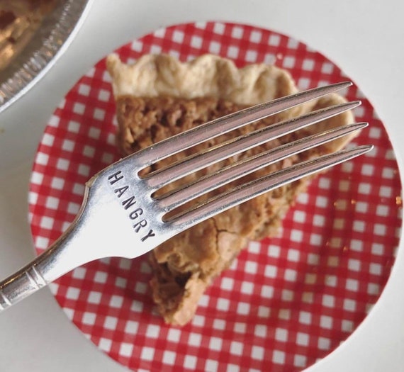 Hangry Hangry Fork Vintage Hand Stamped Fork Stamped Fork - Etsy