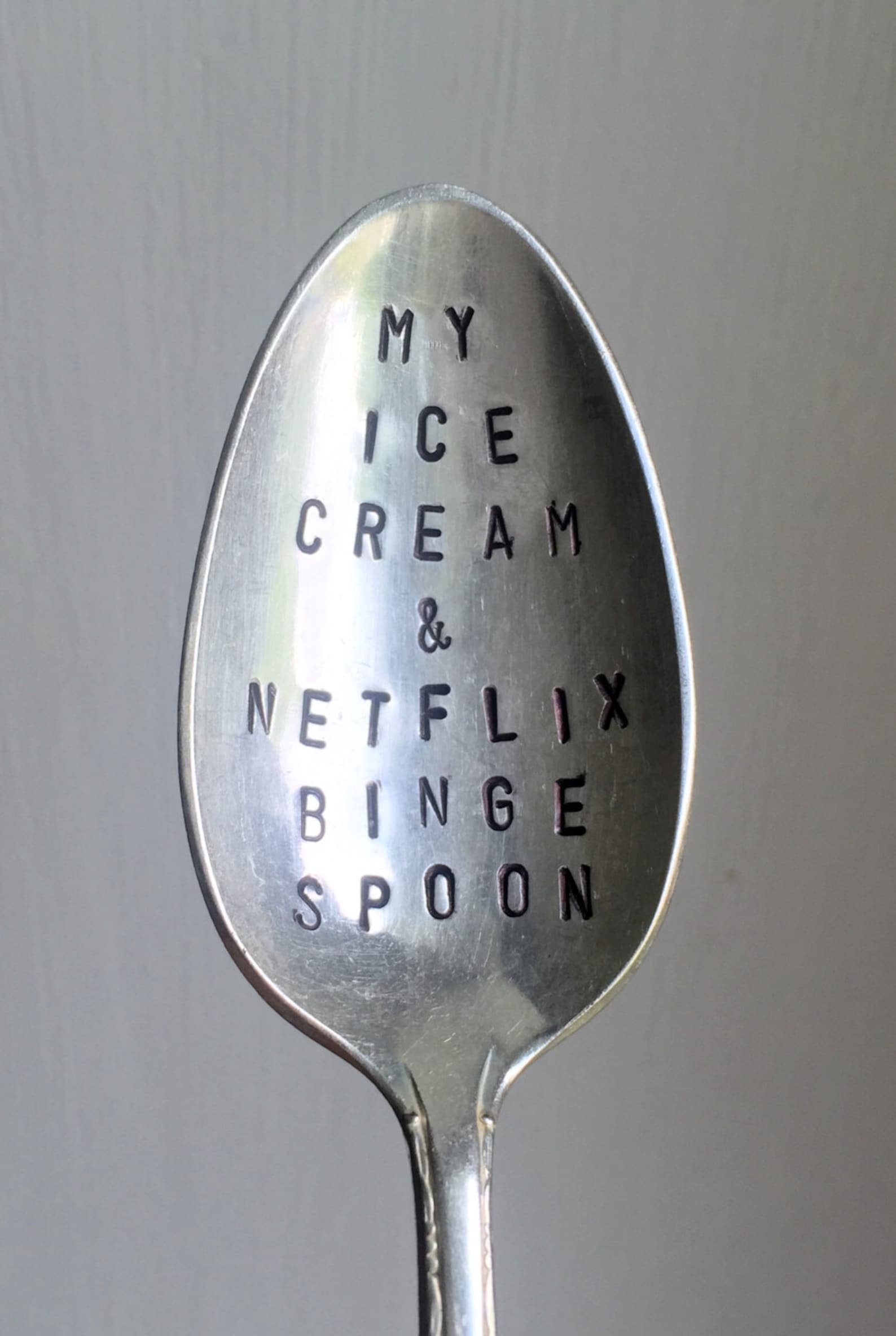 My Ice Cream & Netflix Binge Spoon Ice Cream Lovers Netflix - Etsy