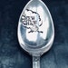 Chew Chew Spoon, Train, Railroad, Choo Choo, Handstamped Vintage Spoon ...