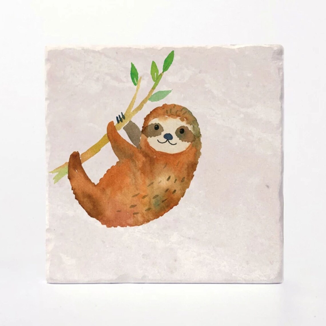 Sloths Drink Coasters / Absorbent Ceramic Coasters - Etsy UK