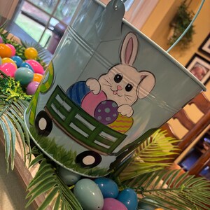 Boy Easter Baskets, Metal Easter Buckets, Personalized Baskets, Easter ...