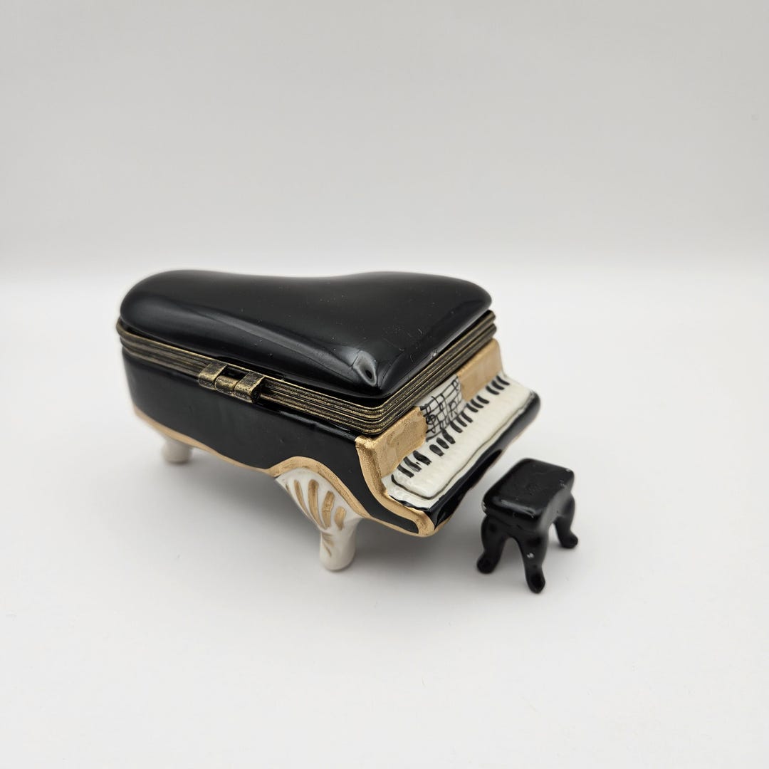 Ceramic Grand Piano Trinket Box - 2 Available Priced Individually - Etsy