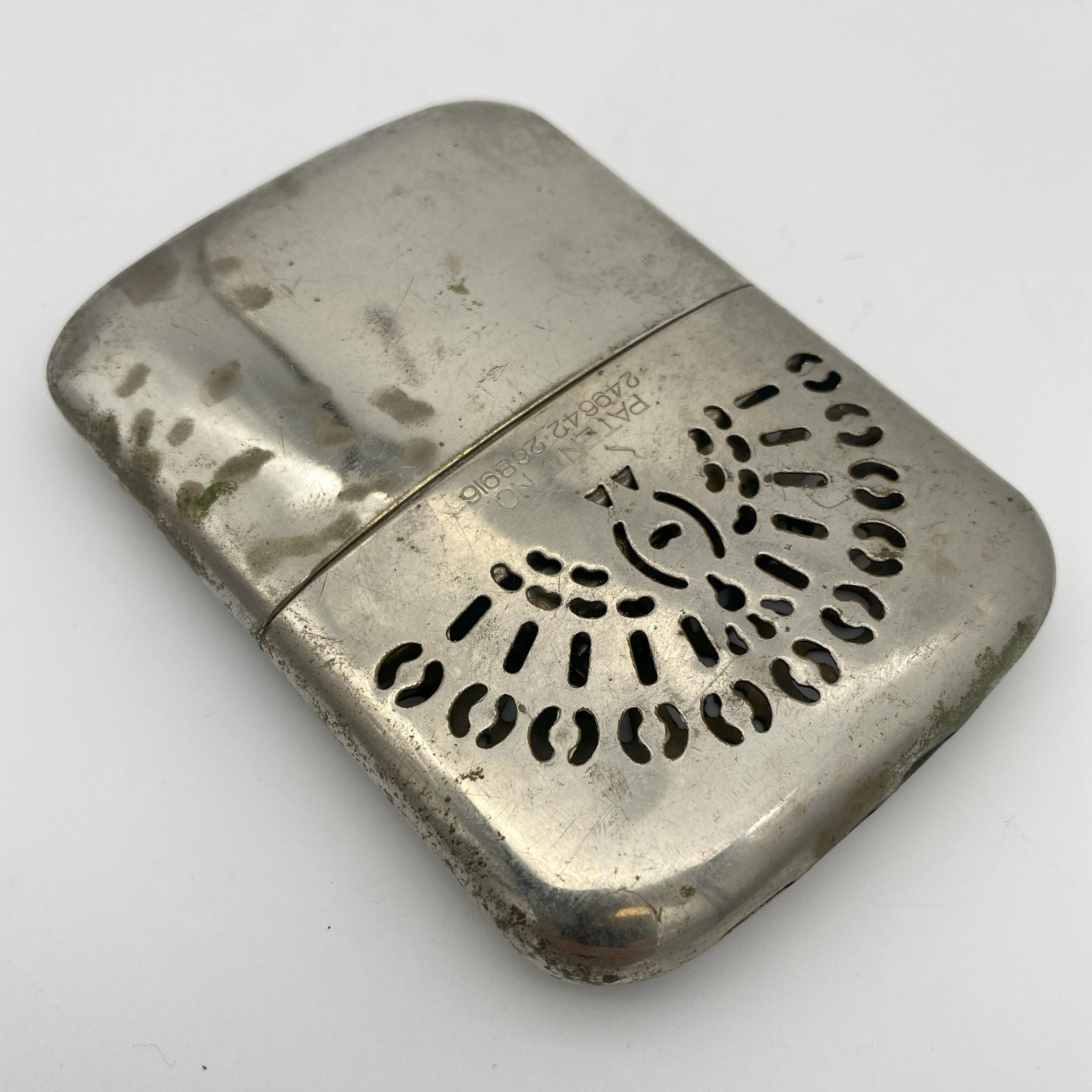 Vintage Peacock Pocket Hand Warmer Made in Japan Stainless Steel - Etsy