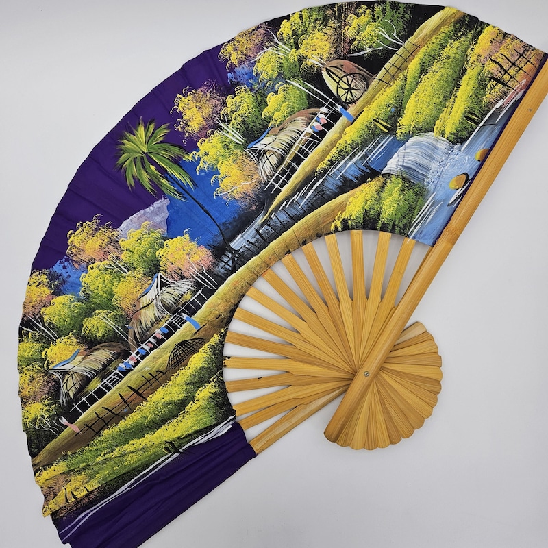 Large Japanese Fan - Etsy