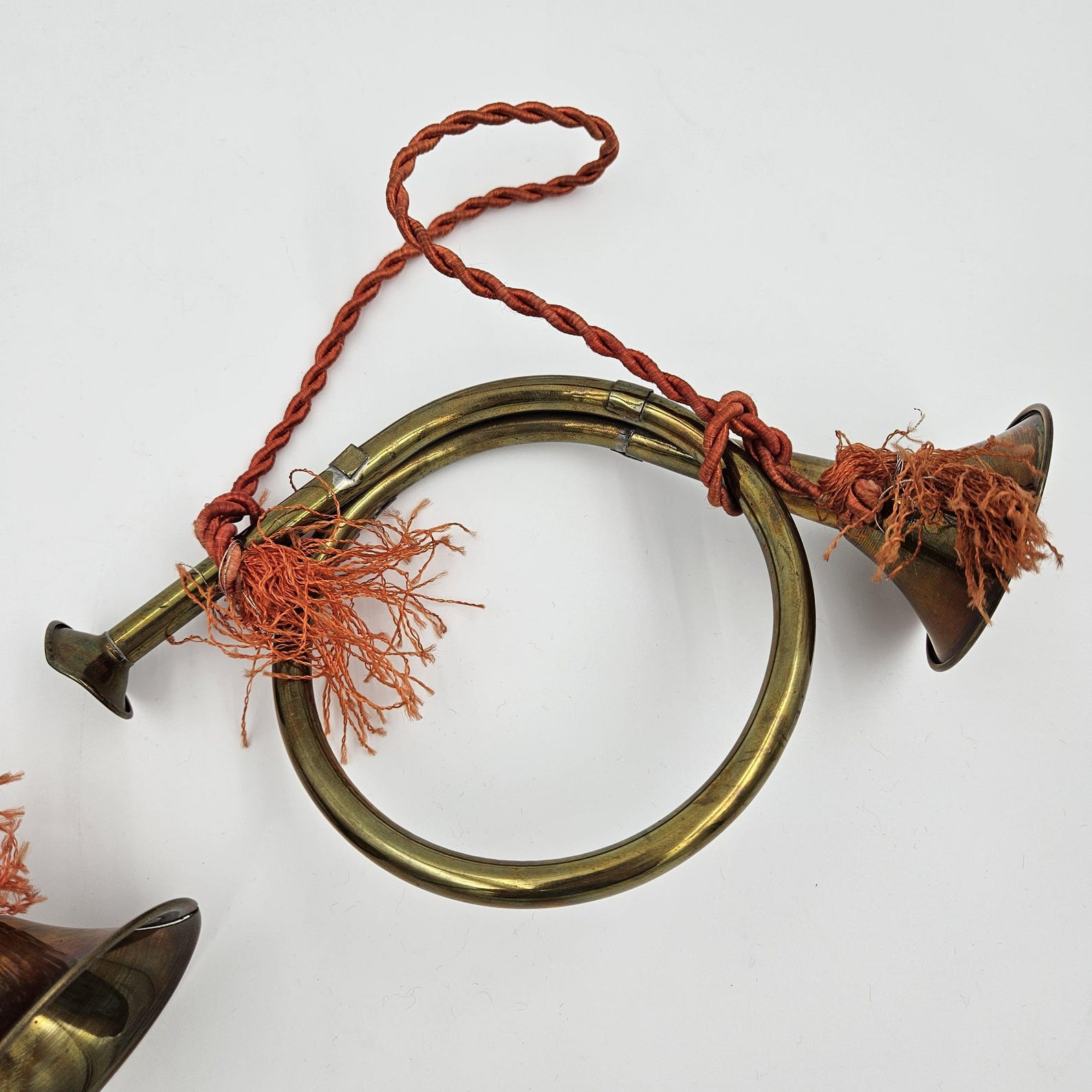 Small Brass Horn Christmas Decoration - 5 Inches Tall - Etsy