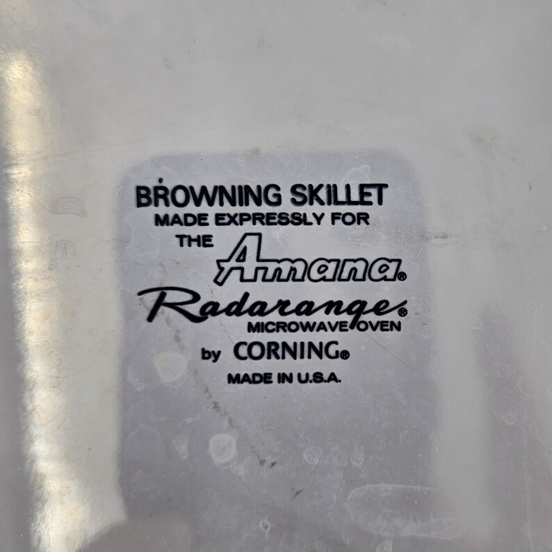 Corning Microwave Covered Browning Skillet 1970s - Etsy